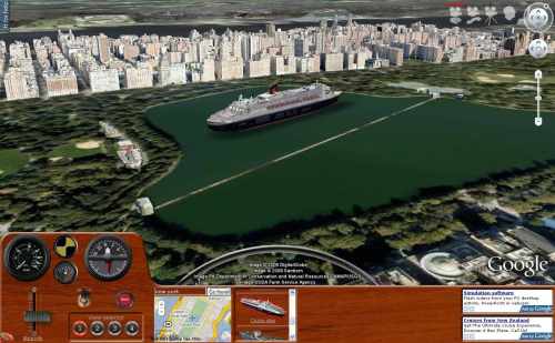 Google earth ship simulator - roomasian